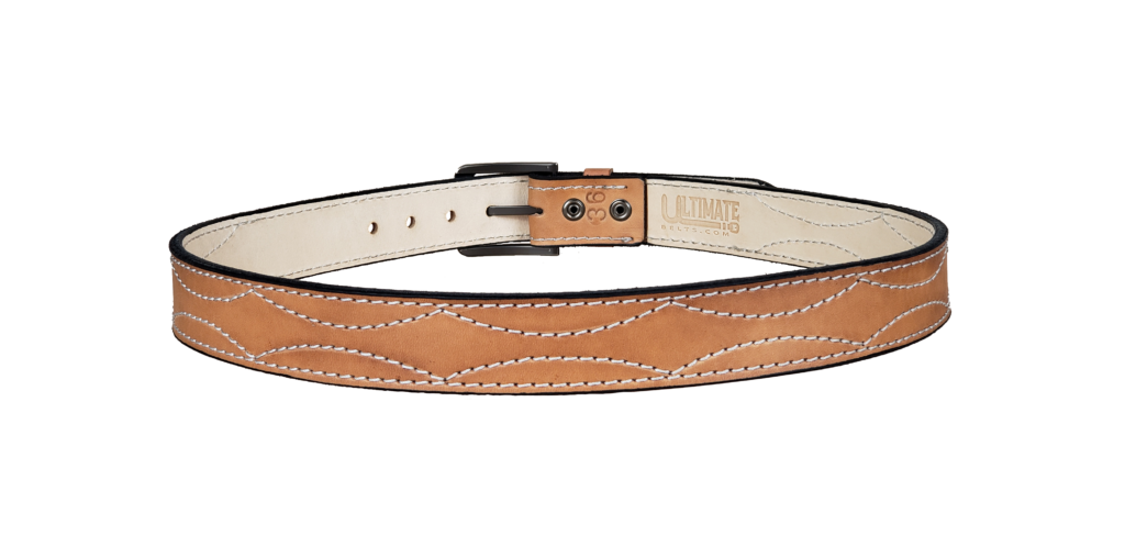 Western Stitch – Natural – Mens - Ultimate Belts